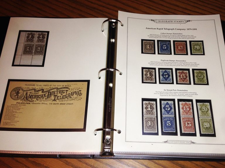 U.S. TELEGRAPH STAMP ALBUM PAGES – TelephoneStamps.com TelegraphStamps.com