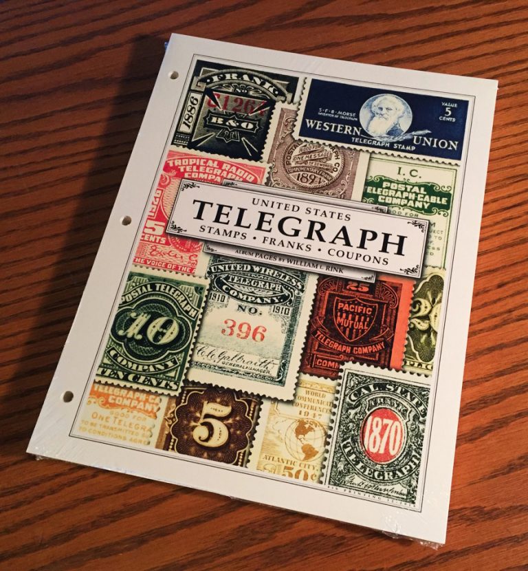 Us Telegraph Stamp Album Pages